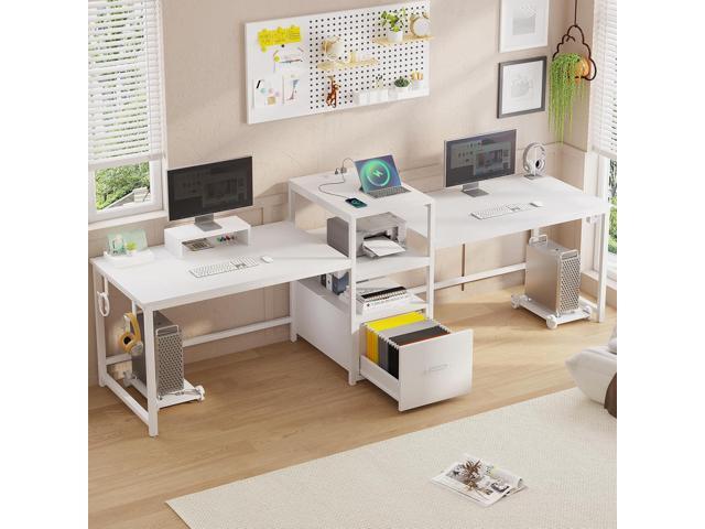 Click here for 98 Home Office Desk  White Computer Desk with Lett... prices