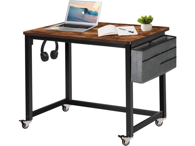 Click here for Rolling Computer Desk with 4 Smooth Wheels  Simple... prices