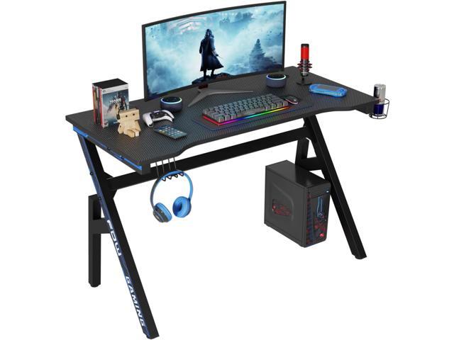 Click here for PayLessHere 47 Inch Gaming Desk PC Carbon Fiber Ta... prices