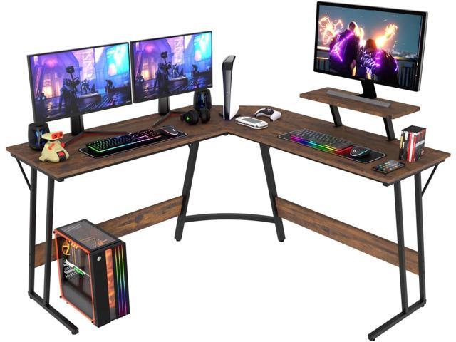 Click here for PayLessHere L Shaped Desk Corner Gaming Desk Compu... prices
