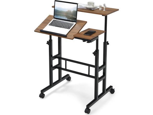 Click here for Tangkula Mobile Stand Up Desk  Height Adjustable H... prices