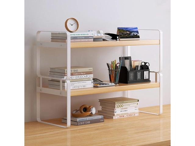 Click here for YGYQZ Wood Office Desk Shelf Organizer - Desktop S... prices