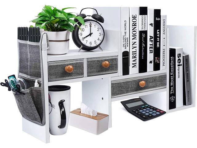 Click here for X-cosrack Wood Expandable Desktop Bookshelf Counte... prices