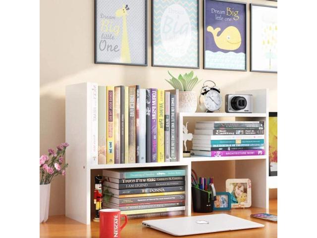 Click here for Wood Adjustable Small Desktop Bookshelf  Expandabl... prices