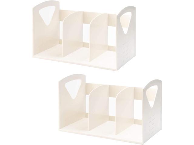 Click here for 2 Pack Desk Book Shelves Small Desktop Bookshelf F... prices