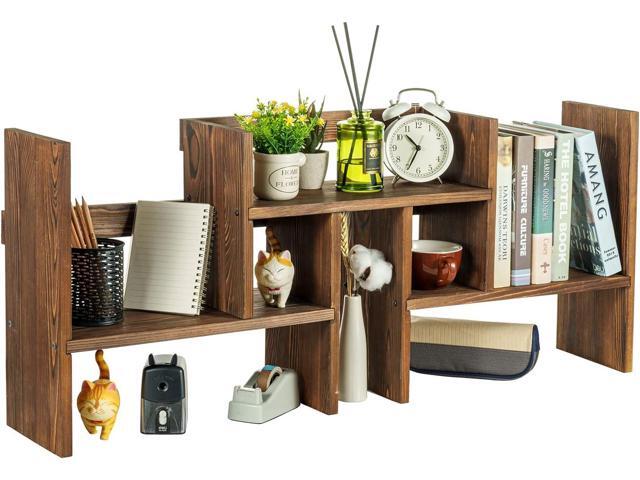 Click here for MyGift Adjustable Desktop Shelf  Deluxe Rustic Bur... prices