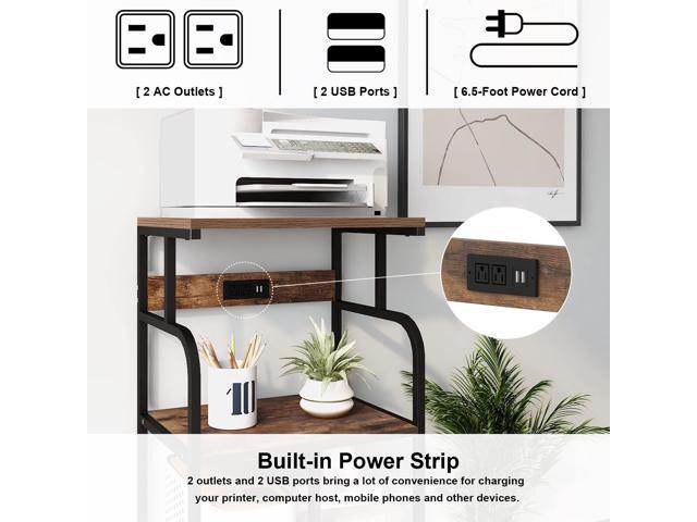 Click here for VEDECASA Large Printer Stand Cart with Charging St... prices