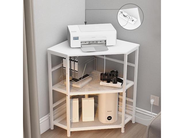 Click here for VEDECASA Corner Printer Stand Table with Power Out... prices