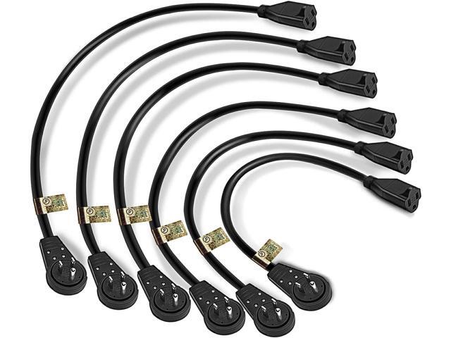 Click here for 6 Pack Extension Cords  3 Prong Power Cord 14AWG E... prices