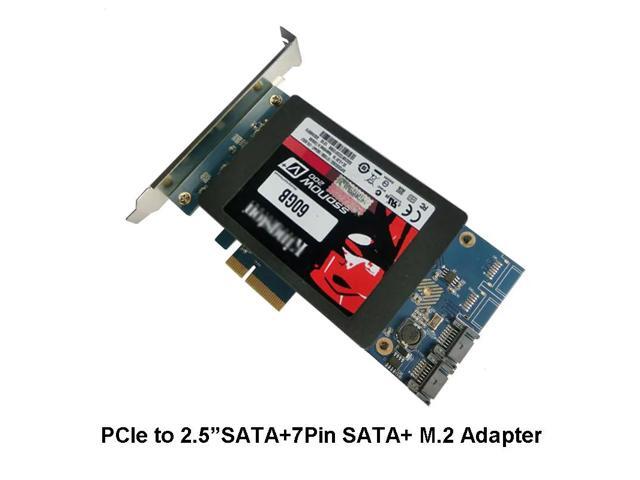 Click here for x4 PCIe to 2.5 SATA 3.0 +SATAIII M.2 SSD RAID Card... prices