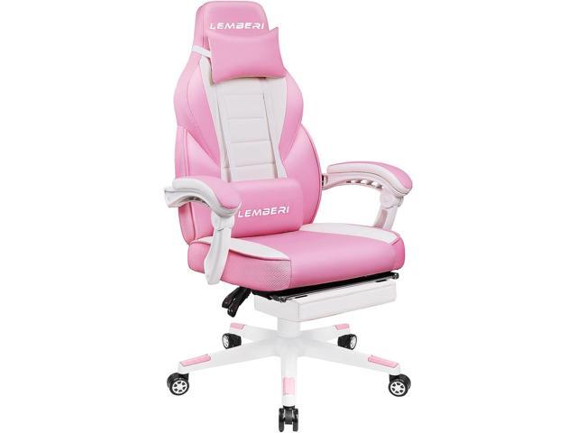 Click here for Vitesse Pink Gaming Chair with footrest  Kawaii Cu... prices