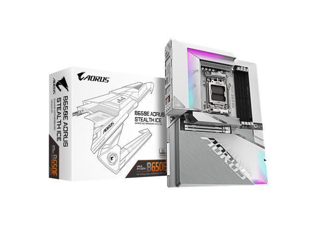 Click here for Gigabyte AMD motherboard B650E Aours STEALTH ICE A... prices