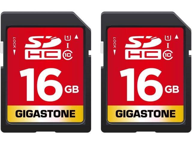 Click here for GIGASTONE 16GB SDHC Memory Card  2 Pack Premium Se... prices