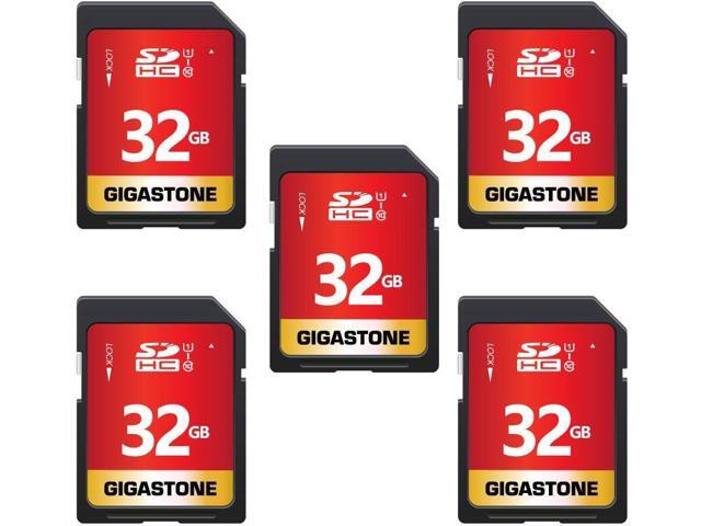 Click here for GIGASTONE 32GB 5-Pack SD Card UHS-I U1 Class 10 SD... prices