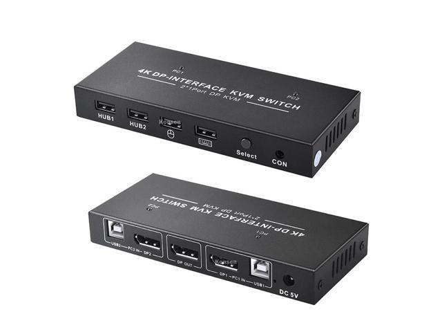 Click here for 2 Port Displayport KVM Switch 4K 60Hz USB DP KVM 2... prices