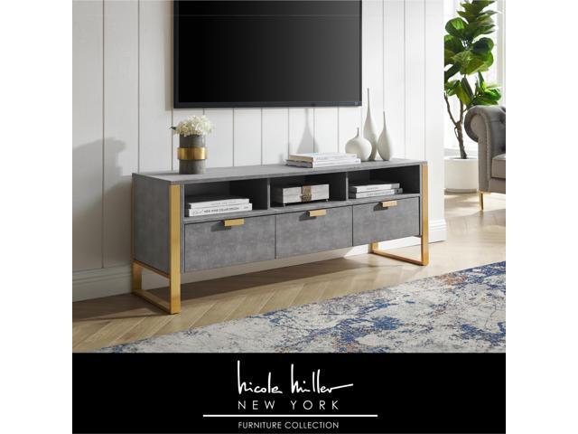 Click here for Nicole Miller Calum TV Stand/Cabinet - 3 Drawers B... prices