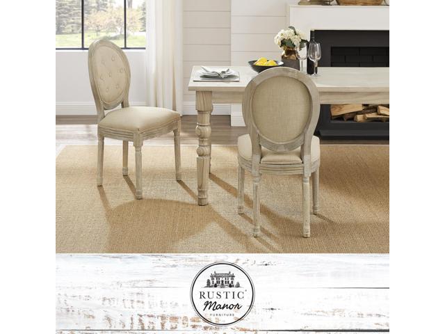 Click here for Rustic Manor Avaleigh Dining Chair - Armless  Upho... prices