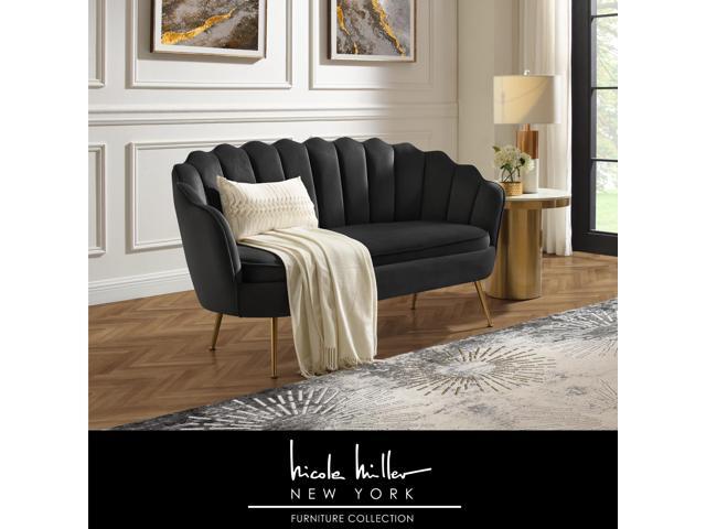 Click here for Nicole Miller Elani Loveseat - Upholstered Channel... prices