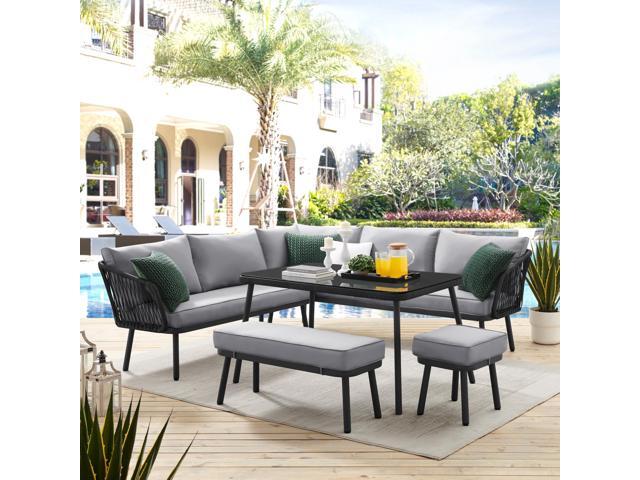 Click here for Inspired Home Zofia Patio Conversation Set - Set I... prices