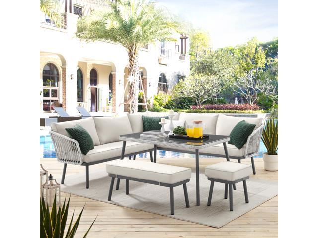 Click here for Inspired Home Zofia Patio Conversation Set - Set I... prices