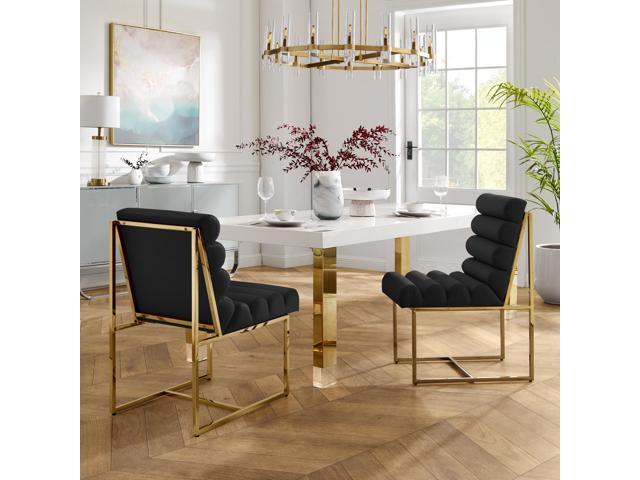 Click here for Inspired Home Lora Dining Chair - Upholstered  Sta... prices