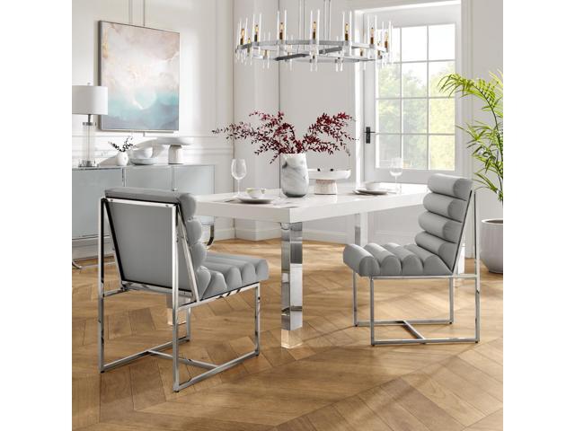 Click here for Inspired Home Lora Dining Chair - Upholstered  Sta... prices