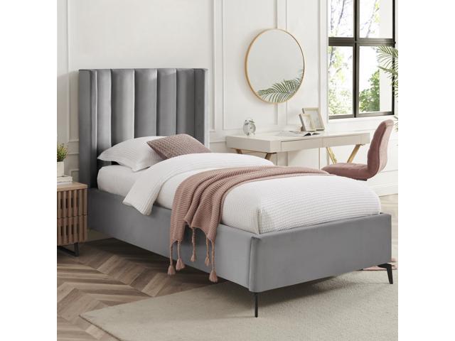 Click here for Inspired Home Kristofer Platform Bed - Upholstered... prices