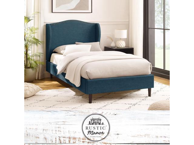 Click here for Rustic Manor Averee Platform Bed - Upholstered Win... prices
