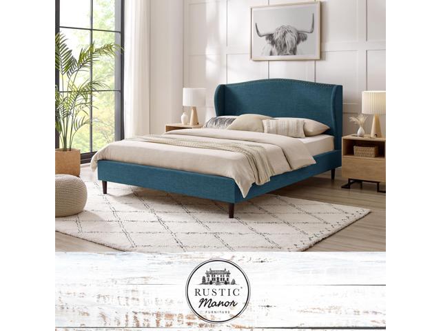 Click here for Rustic Manor Averee Platform Bed - Upholstered Win... prices