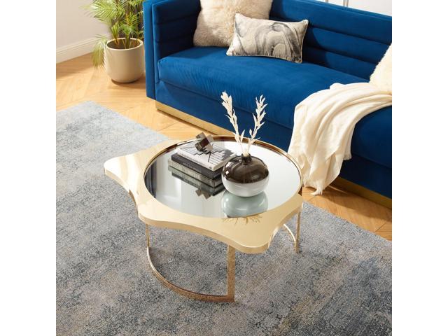 Click here for Inspired Home Perseus Coffee Table - Mirrored Top... prices