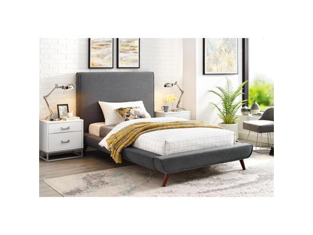 Click here for Loft Lyfe Liam Linen Platform Bed Twin Size  Grey prices