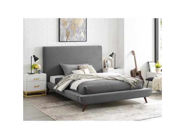 Click here for Loft Lyfe Liam Linen Platform Bed Full Size  Grey prices