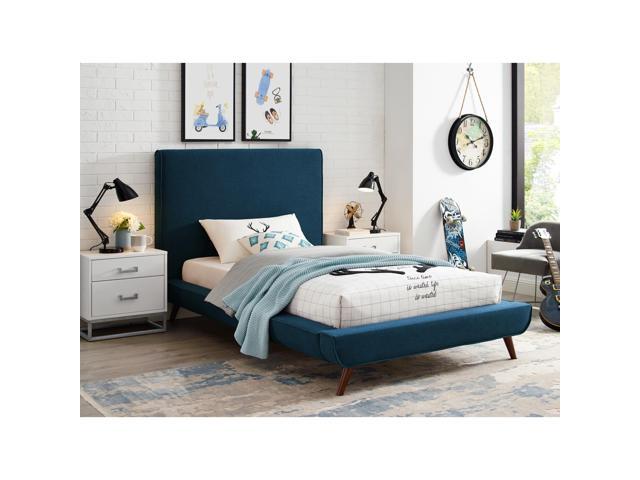 Click here for Loft Lyfe Liam Linen Platform Bed Twin Size  Denim prices