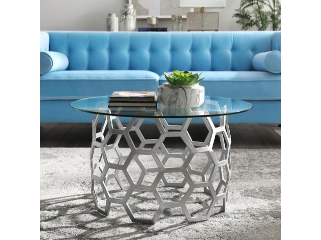 Click here for Inspired Home Kiran Coffee Table  Silver prices