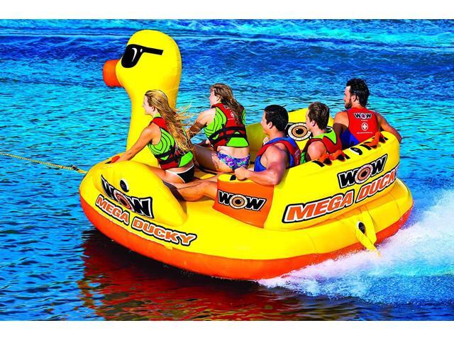 Click here for WOW Watersports 19-1060 Mega Ducky 5-Rider Towable prices
