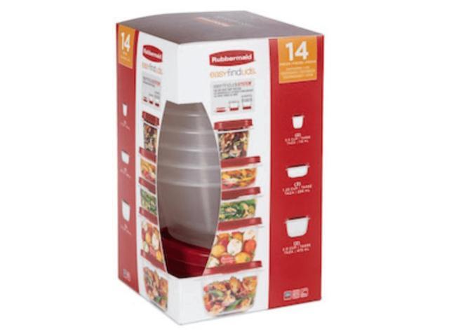 Click here for Rubbermaid EasyFindLids 14pc Food Storage Set prices