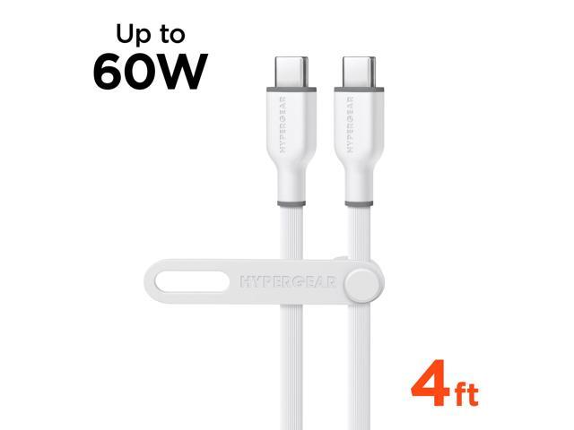 Click here for HyperGear Flexi PRO USB-C to USB-C Cable 4ft White prices