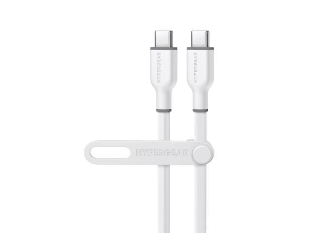 Click here for HyperGear Flexi PRO USB-C to USB-C Cable 10ft Whit... prices