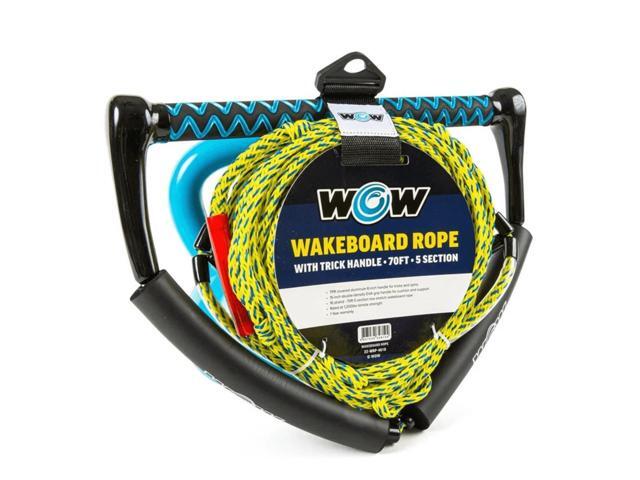 Click here for WOW Watersports 70ft Wakeboard Rope with Trick Han... prices