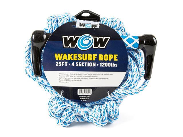 Click here for WOW Watersports 25ft 4-Section Wakesurf Rope prices