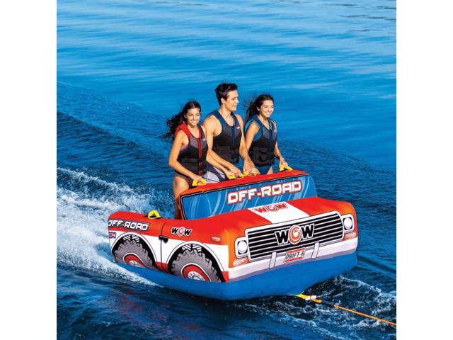 Click here for WOW Watersports Off-Road Truck 3-Person Towable prices