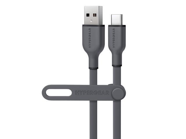 Click here for HyperGear Flexi PRO USB to USB-C Cable 4ft Grey prices