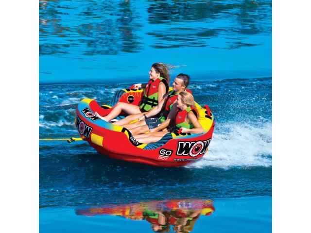 Click here for WOW Watersports Go Bot 3 Person Towable Water Tube... prices