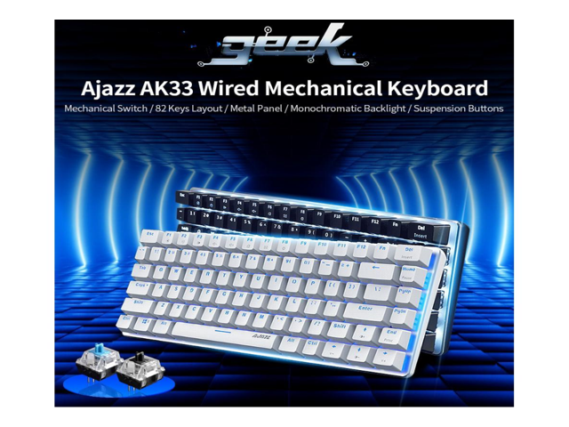 Click here for UrChoiceLtd Ajazz Geek AK33 Backlit Usb Wired Gami... prices