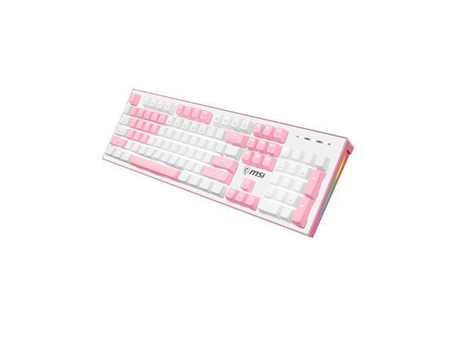 Click here for MSI GK50Z PIXEL RGB Gaming Keyboard  White Backlit... prices