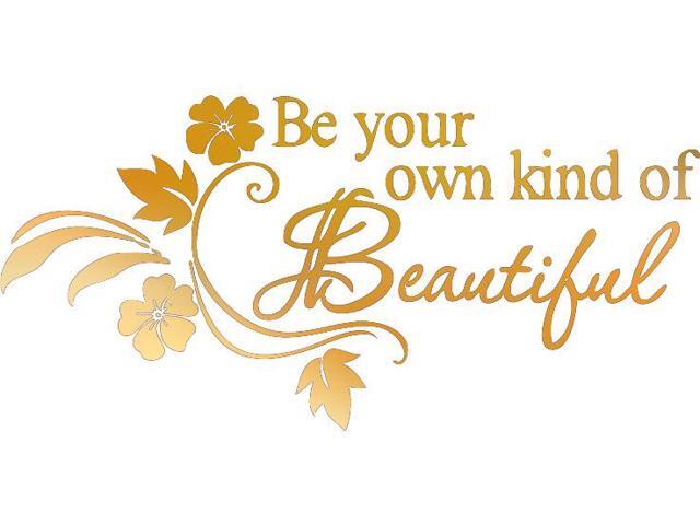 Click here for GOLD(CHROME MIRROR) 19 x 42 Be Your Own kind of Be... prices