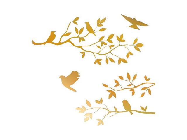 Click here for GOLD(CHROME MIRROR) 20 x 59 Burnish Birds & Blosso... prices