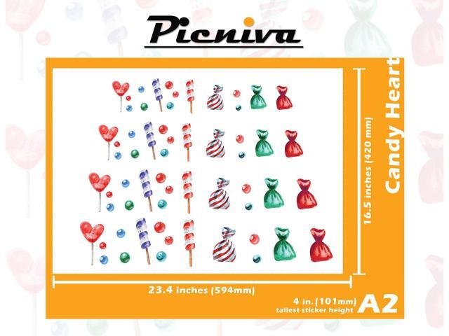 Click here for A2(4) Candy Heart Baby Kid Nursery Room Decal Stic... prices