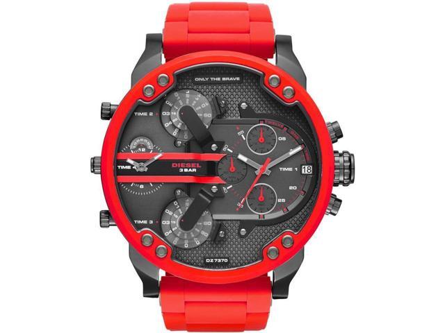 Click here for Mens Diesel Mr. Daddy 2.0 DZ7370 Watch - Red prices