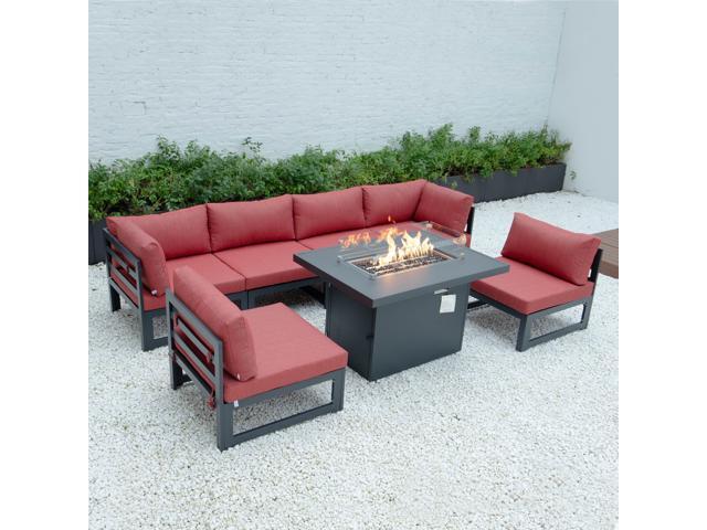 Click here for LeisureMod Chelsea 7-Piece Modern Outdoor Patio Se... prices